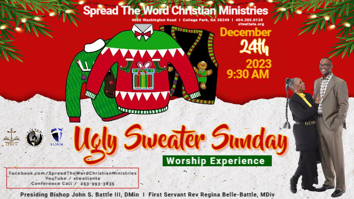 Copy of STW Ugly Sweater Sunday | PosterMyWall