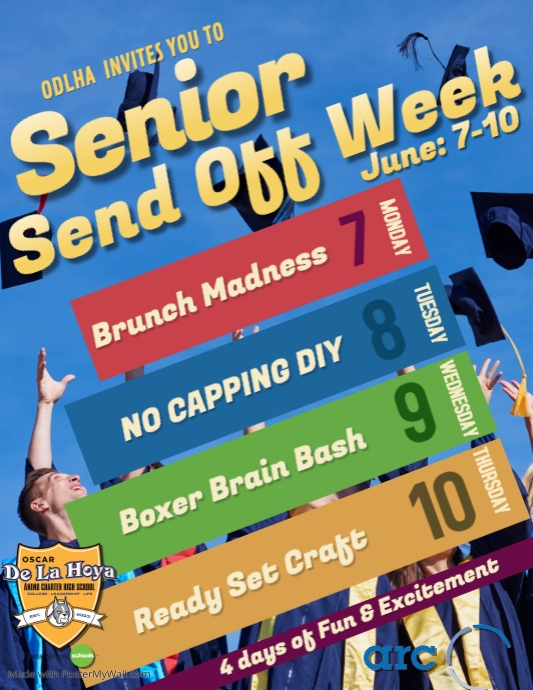Senior Send Off Week | PosterMyWall