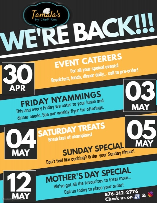 Copy of Upcoming events | PosterMyWall