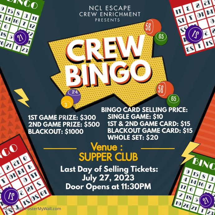 Copy of Music Bingo Instagram Post | PosterMyWall