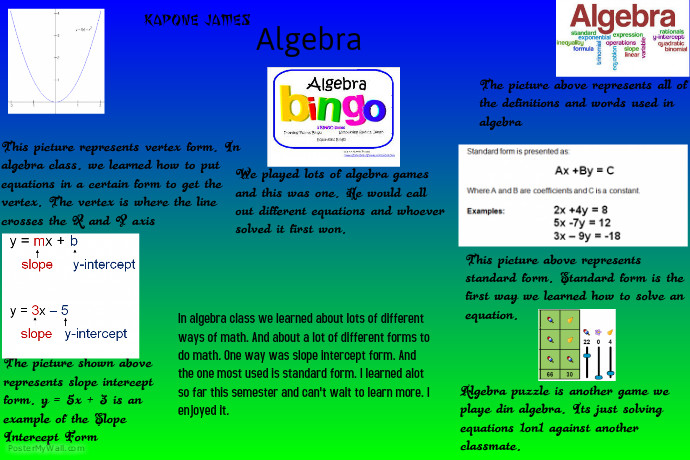 Algebra | PosterMyWall
