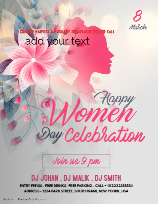 Women Day Flyer | PosterMyWall