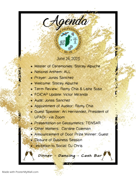 Copy of AGM Agenda | PosterMyWall