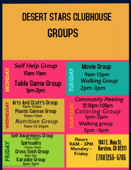 Clubhouse Groups | PosterMyWall