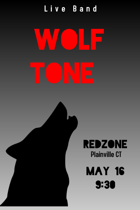 howling wolf Template | PosterMyWall