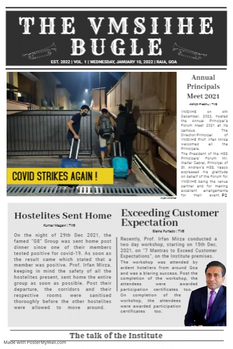 Copy of Conventional Newspaper Layout | PosterMyWall
