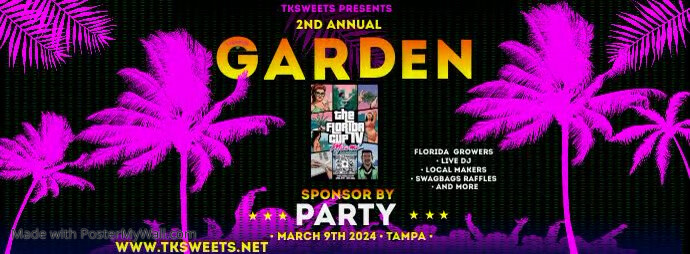 Garden PArty Cover Page | PosterMyWall