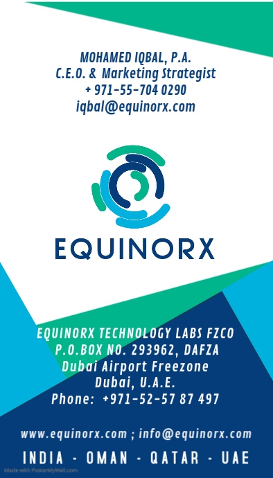 Equinorx Front DAFZA with Kakki | PosterMyWall
