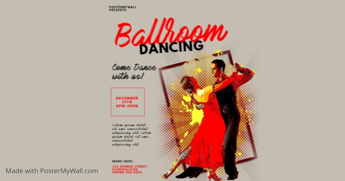 Copy of Copie de Ballroom Dancing Flyer Design Template | PosterMyWall