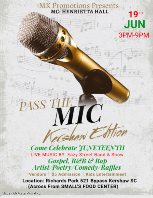 Copy of National Sing-Out Day flyer | PosterMyWall