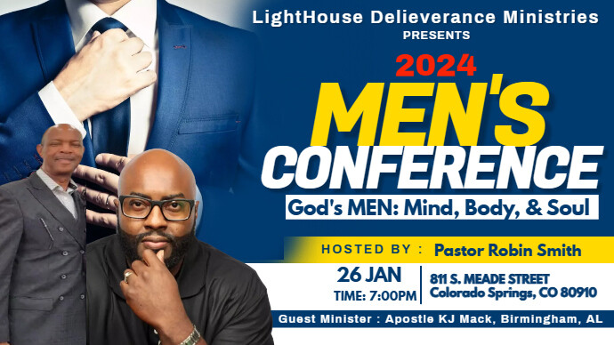 Men's conference | PosterMyWall