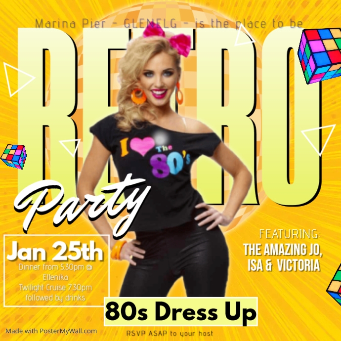Copy of Retro Party Poster | PosterMyWall