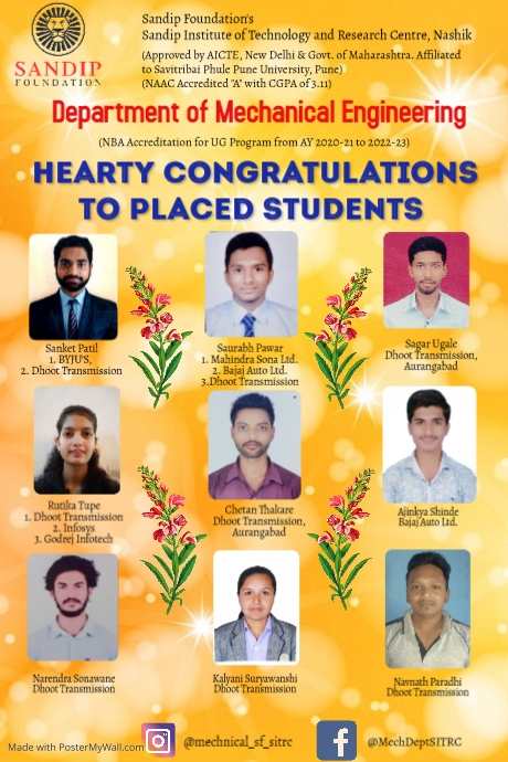 Copy of Placement Mech Dept._2 | PosterMyWall