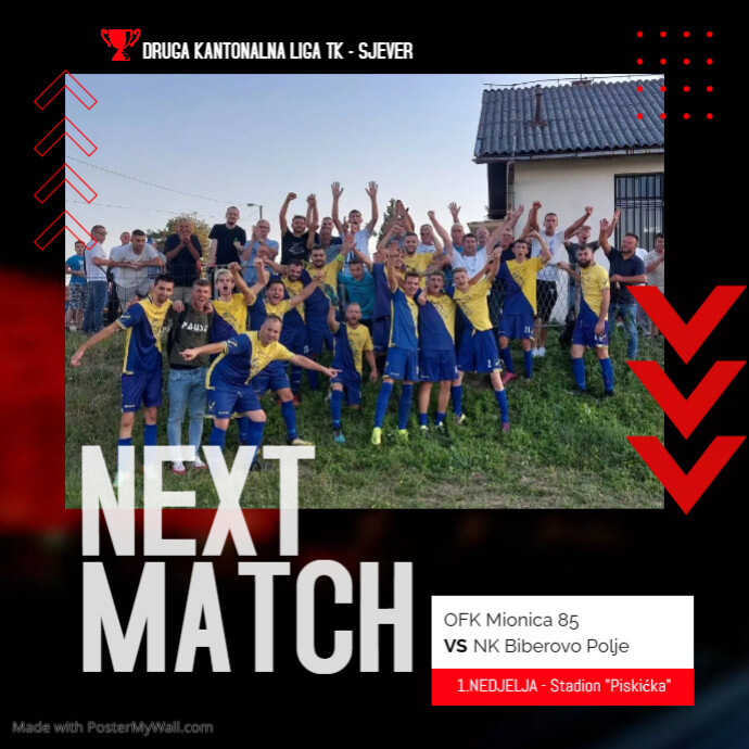 Next Match Soccer Template | PosterMyWall