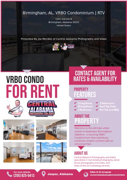 Birmingham VRBO Condo | PosterMyWall