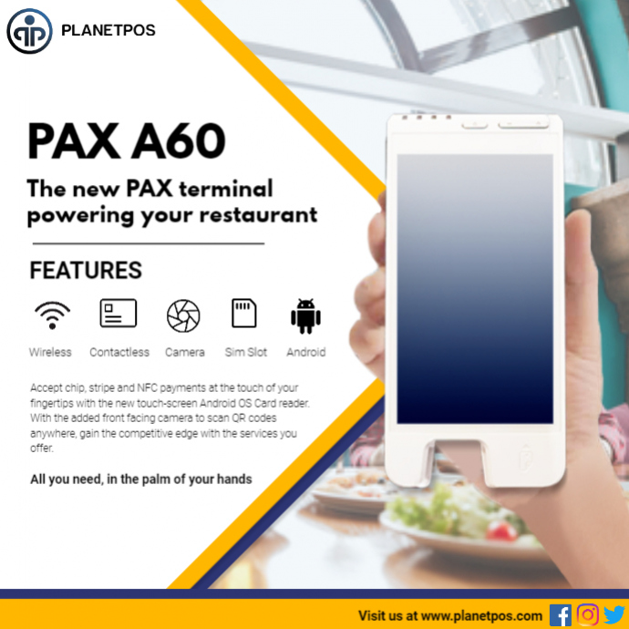 Square-PAX A60 | PosterMyWall