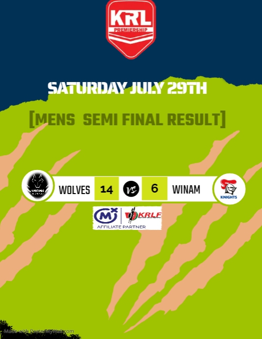 Match Day Result Flyer | PosterMyWall