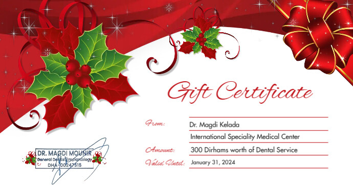 Copy of Copy of Gift Certificate | PosterMyWall