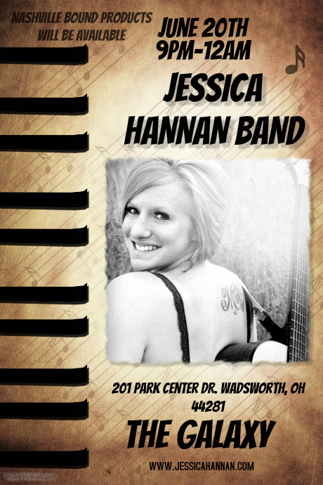 THE GALAXY PRESENTS: JESSICA HANNAN BAND | PosterMyWall