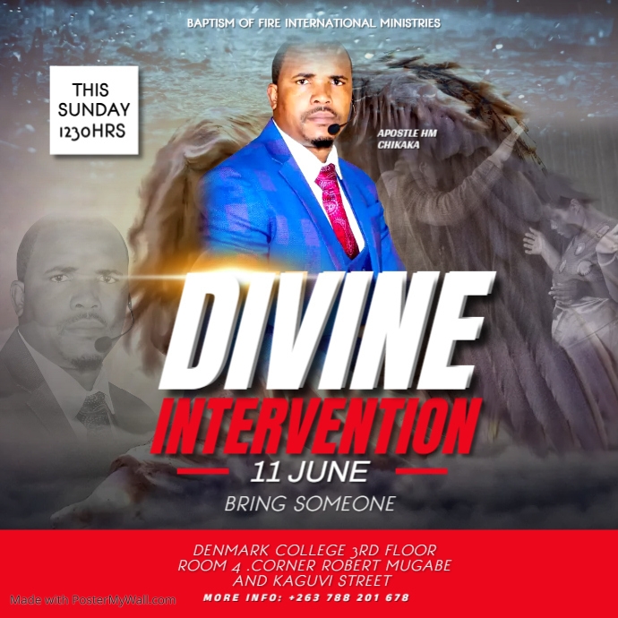 Copy of divine encounter | PosterMyWall