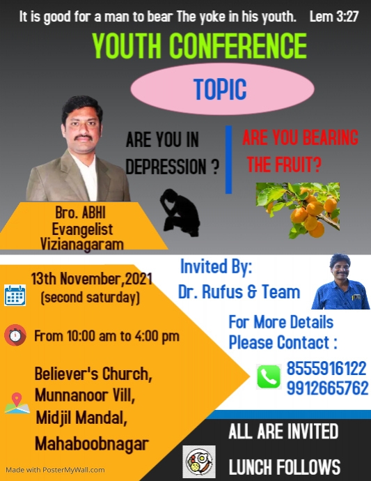 Copy of Yellow Modern Book Author Biography Flyer Tem | PosterMyWall