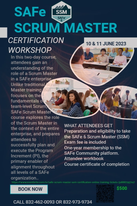 Copy of SSM Certification workshop June | PosterMyWall
