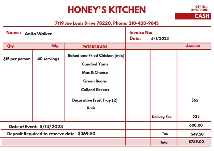 Copy of Medical Store Cash Memo Receipt (1) | PosterMyWall