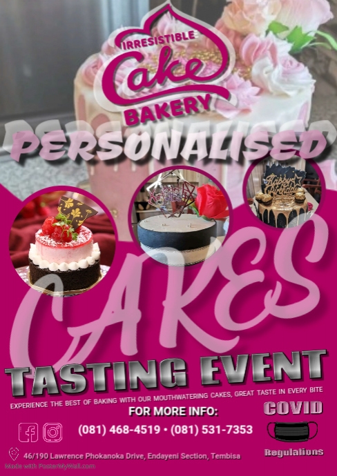 Copy of Cake Flyer Template | PosterMyWall
