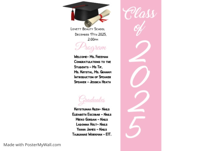 GRADUATION POSTER (1) | PosterMyWall