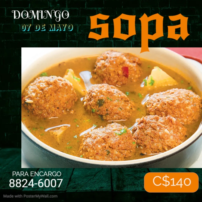 soup instagram post | PosterMyWall