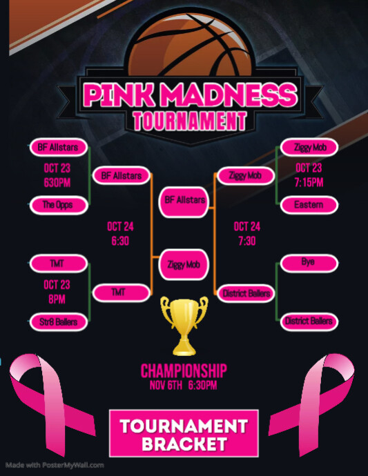 Basketball Tournament Bracket Template 16 Tea (1) | PosterMyWall