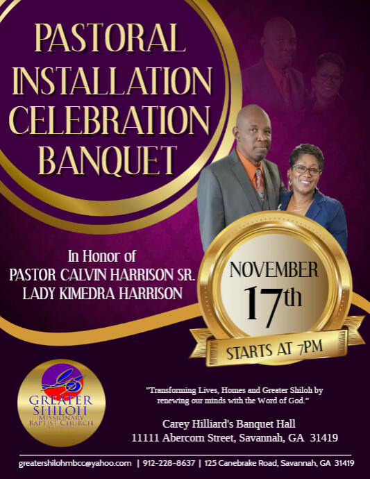 Banquet Program | PosterMyWall