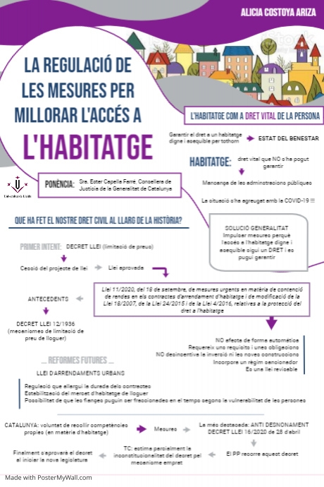 Copy of Dret a un habitatge digne sense exclusió | PosterMyWall