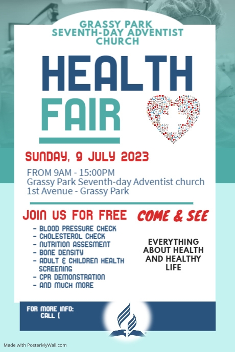 Health Fair Poster Template | PosterMyWall