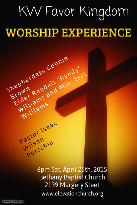 Worship Experience | PosterMyWall