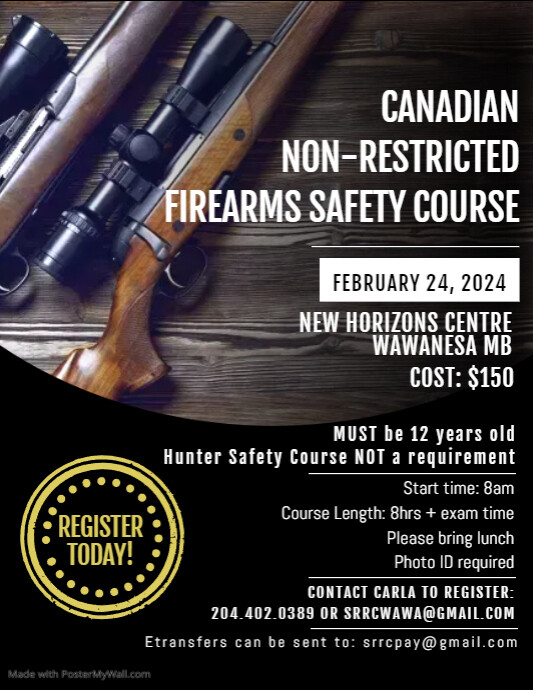 Copy of Copy of Firearms Safety Training Flyer Template | PosterMyWall