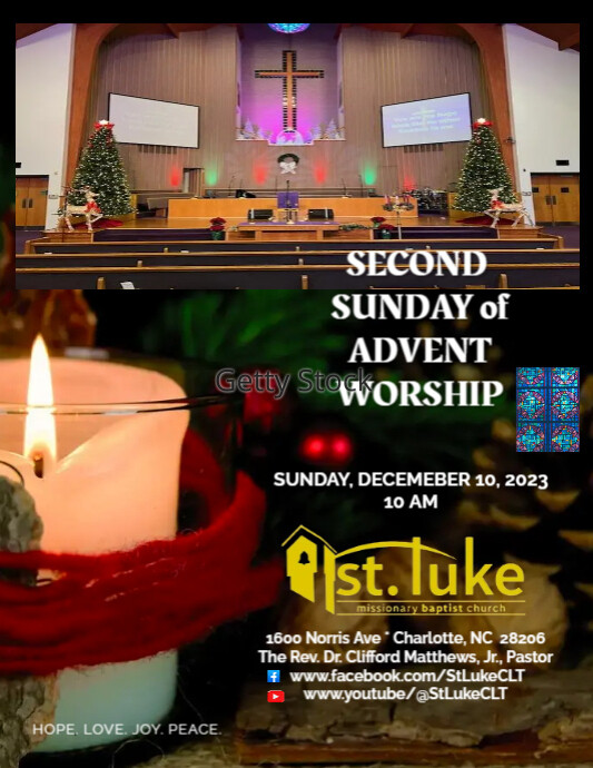 Copy of advent service (1) | PosterMyWall