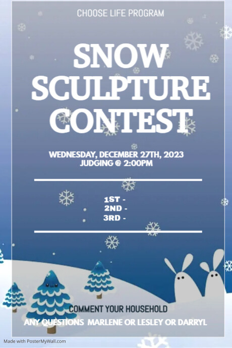 Winter event flyer template | PosterMyWall