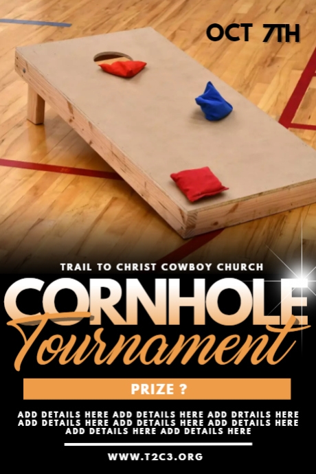 Cornhole Tournament Poster | PosterMyWall