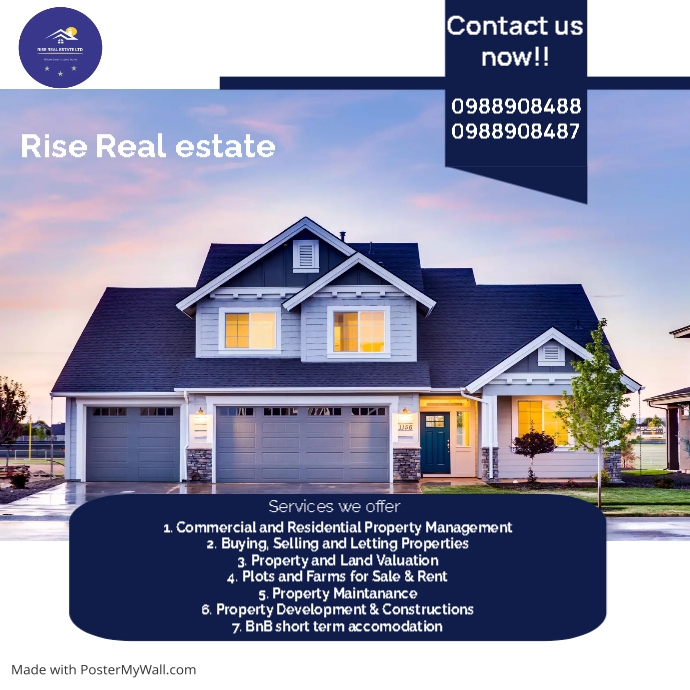 Copy of Real Estate Property Ad design editable templ | PosterMyWall