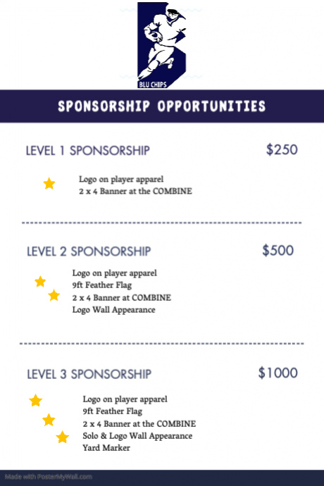 Copy of Sky Blue Event Sponsorship Poster | PosterMyWall