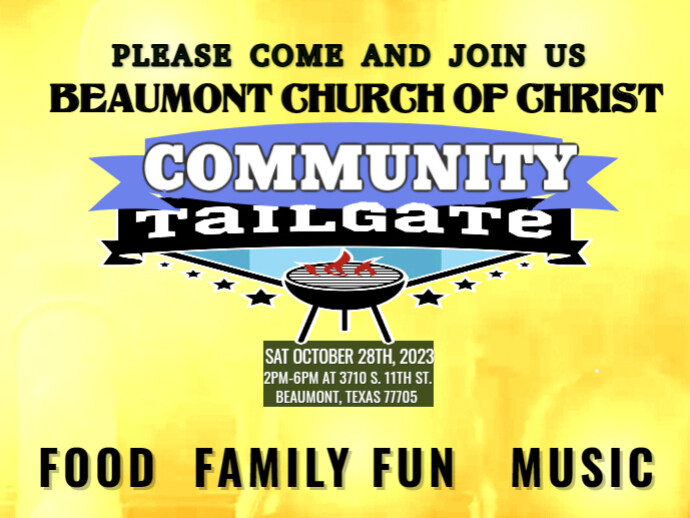 Tailgate Kickoff poster (2) | PosterMyWall