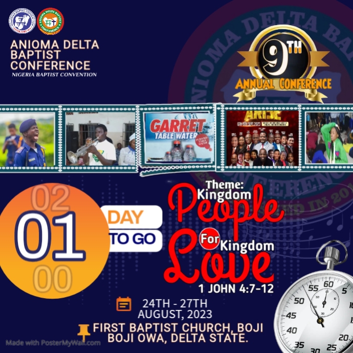 Blue Countdown Facebook Shared Image (3) | PosterMyWall