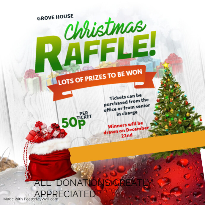 Christmas Raffle Instagram Post | PosterMyWall