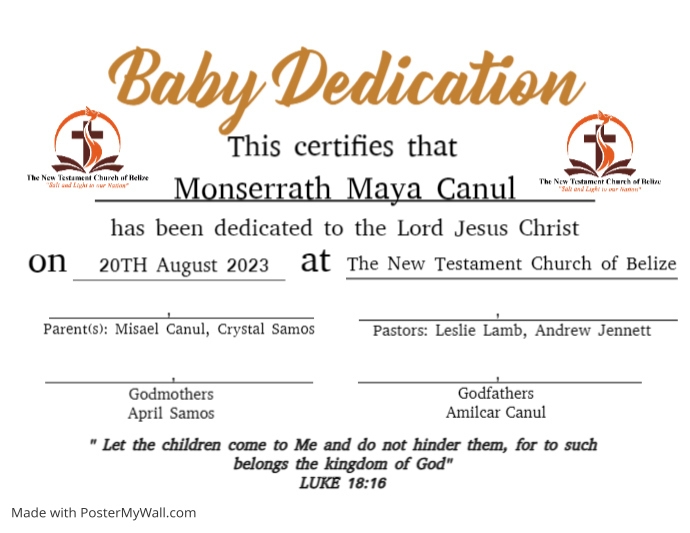 baby dedication flyer template | PosterMyWall
