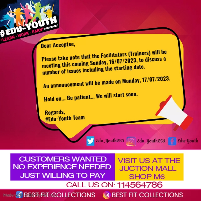 Copy of Dear Acceptee (WP&DP) | PosterMyWall