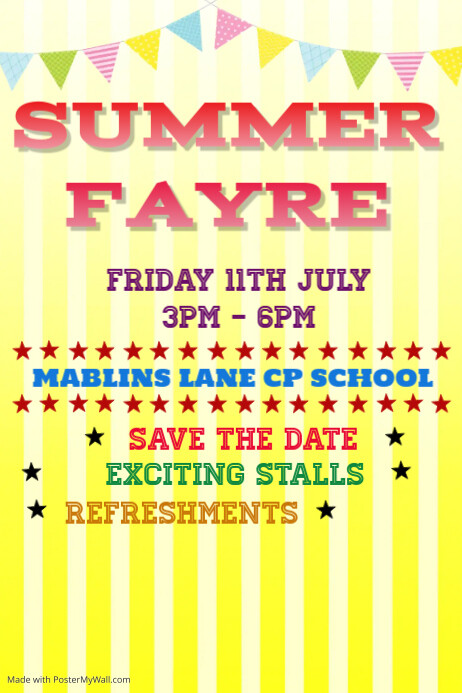 Summer Fayre Poster | PosterMyWall