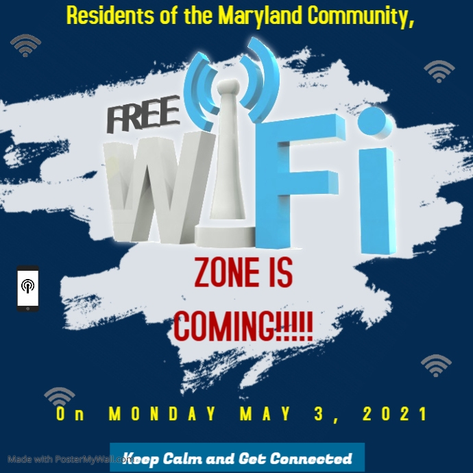 Copy of Copy of Copy of Free Wifi Zone Flyer Template | PosterMyWall