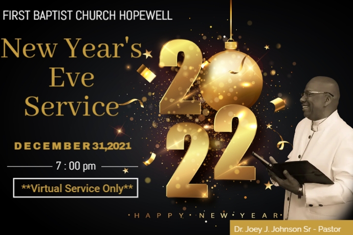 Copy of new year service | PosterMyWall