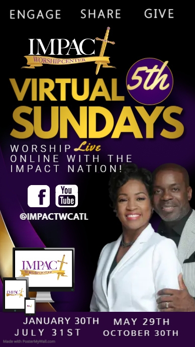 Copy of Copy of Copy of Dominion hour flyer | PosterMyWall